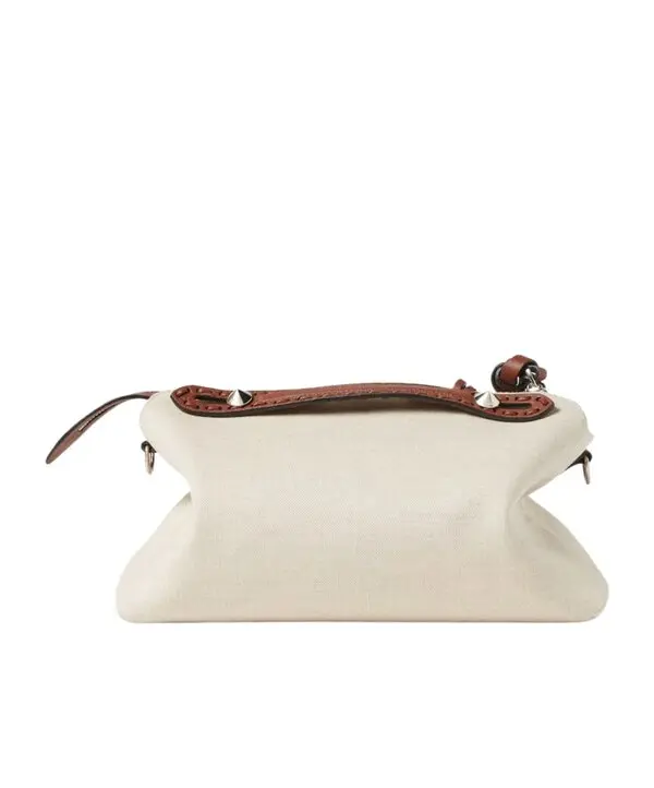 Fendi Selleria Medium Crossbody Bag - White