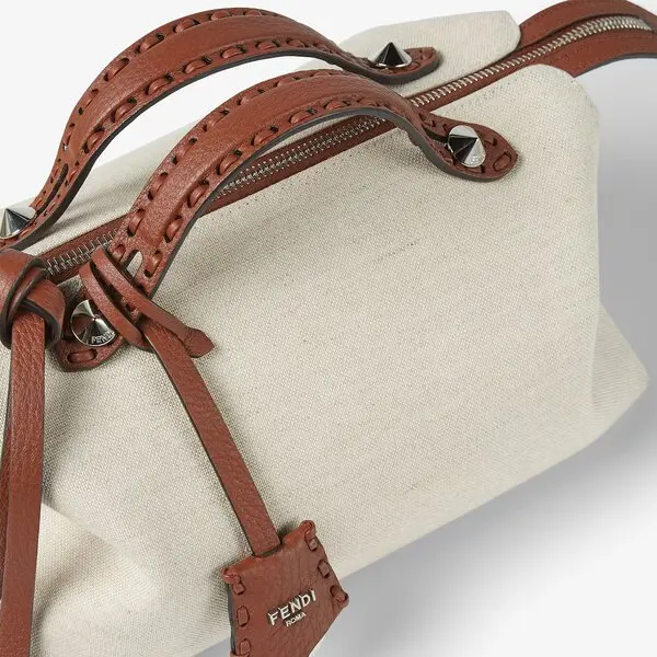 Fendi Selleria Medium Crossbody Bag - White