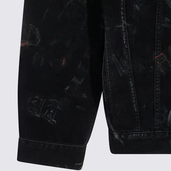 Balenciaga Oversized Button-up Jacket With Engraved Flex Buttons