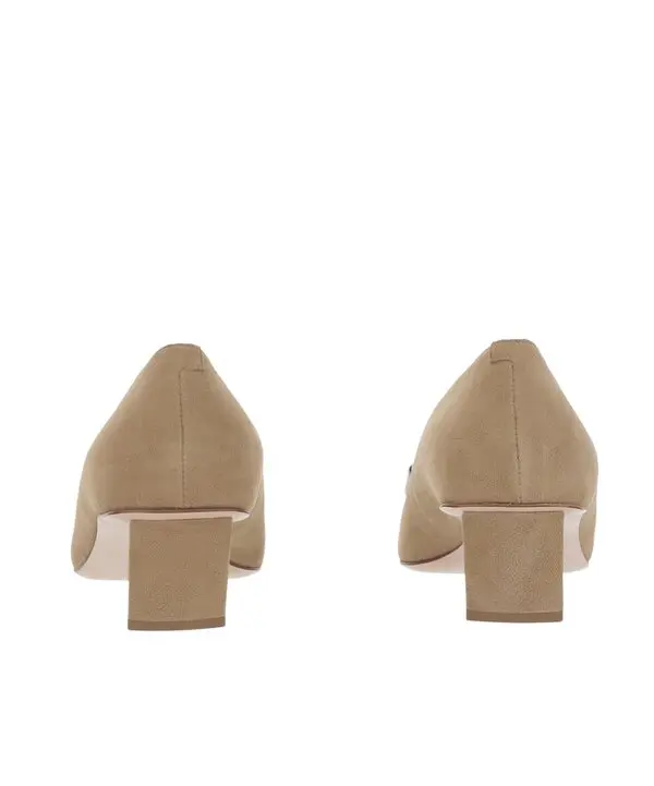 ROGER VIVIER Square-toe Slip-on Pumps With Square Buckle