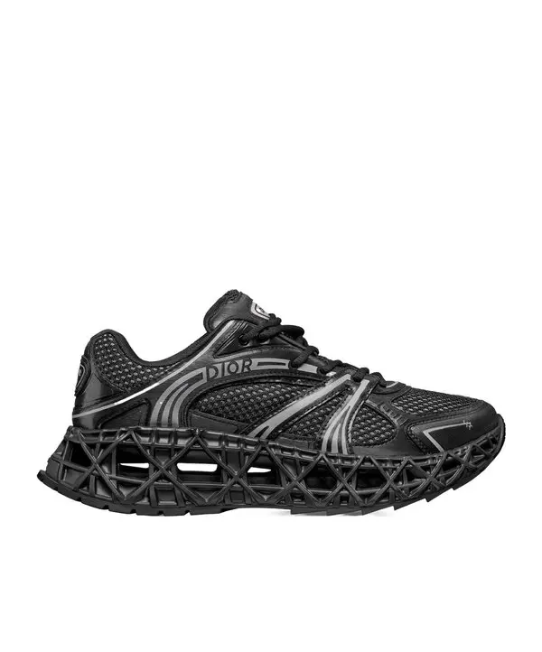 Dior B35 " And 47" Lace Up Sneakers - Black