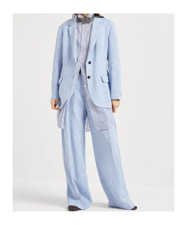Brunello Cucinelli Beaded Detailed Blazer