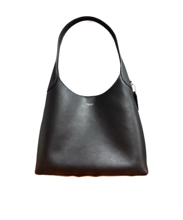 COACH Leather Shoulder Bag - Black