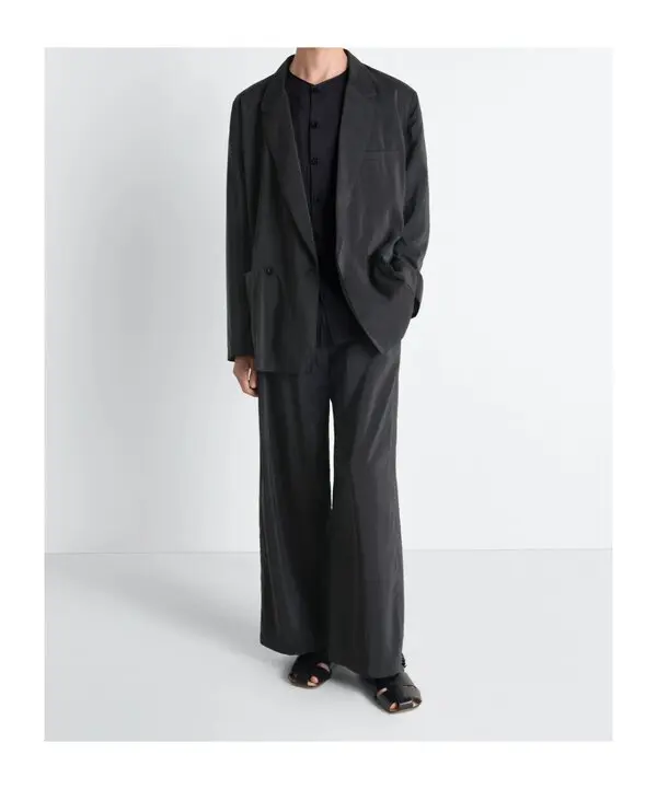 LEMAIRE Double-breasted Jacket - Black