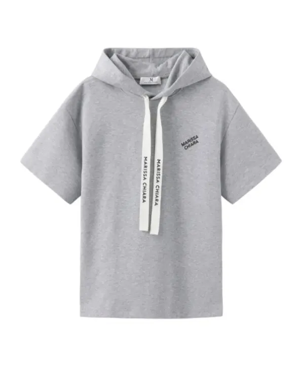 Marissa Chiara Short-sleeved Hooded T-shirt