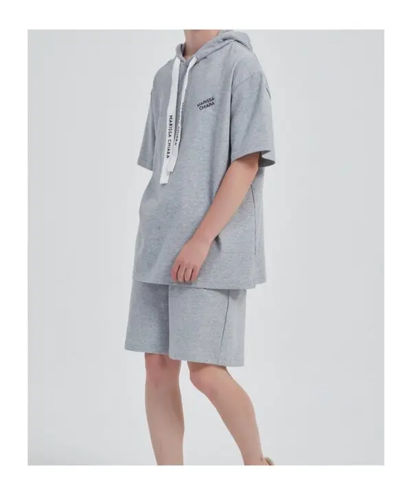 Marissa Chiara Short-sleeved Hooded T-shirt