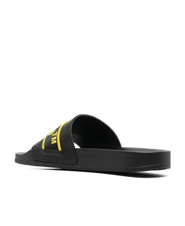 Off-White Logo Patch Slip-on Slides