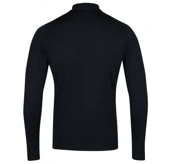 John Smedley Belper Buttoned Knitted Polo Shirt