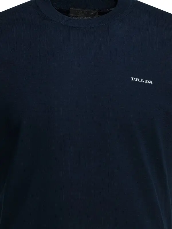 Prada Logo Detailed Short-sleeved T-shirt