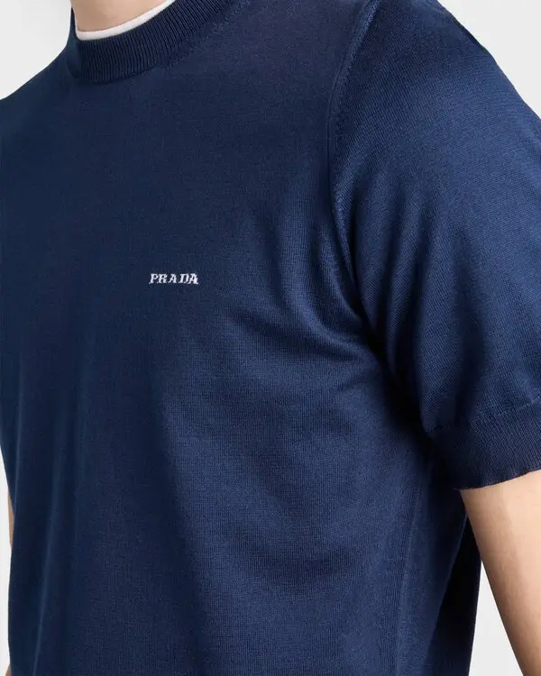 Prada Logo Detailed Short-sleeved T-shirt