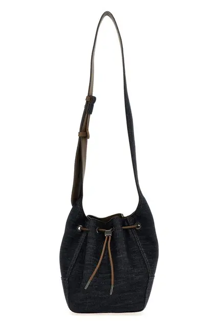 Brunello Cucinelli Small Bucket Bag With Monile Detail