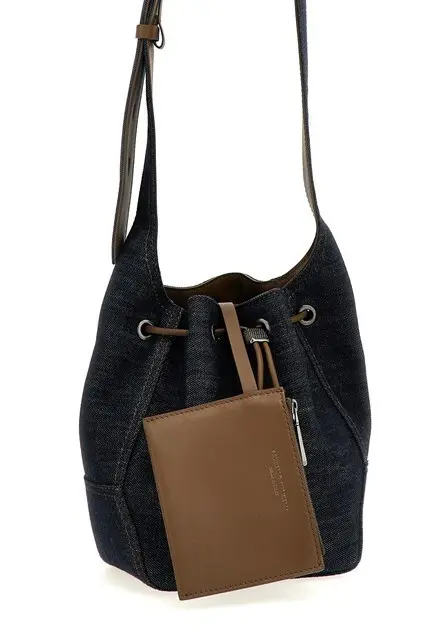 Brunello Cucinelli Small Bucket Bag With Monile Detail