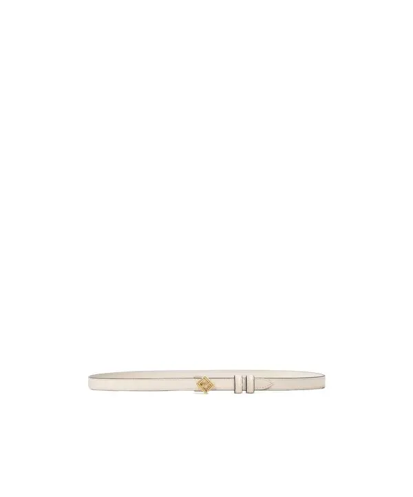 Fendi Ff Diamonds Belt - White