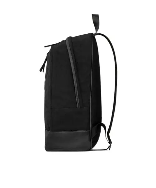 Saint Laurent City Backpack In Nylon Canvas And Leather