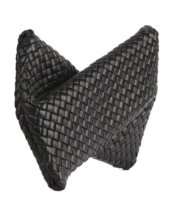 Bottega Veneta Woven Clutch Bag - Black