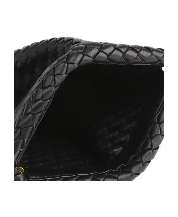 Bottega Veneta Woven Clutch Bag - Black