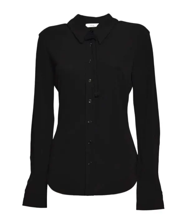 LEMAIRE Flower Detailed Long-sleeved Shirt - No
