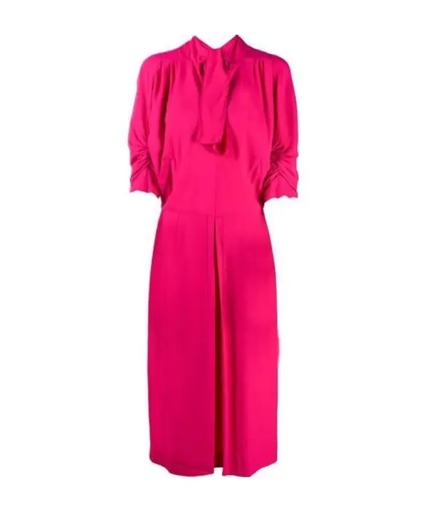 Marni Crepe Envers Satin Dress