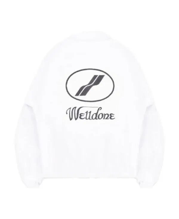 We11Done Logo Casual Jacket - White
