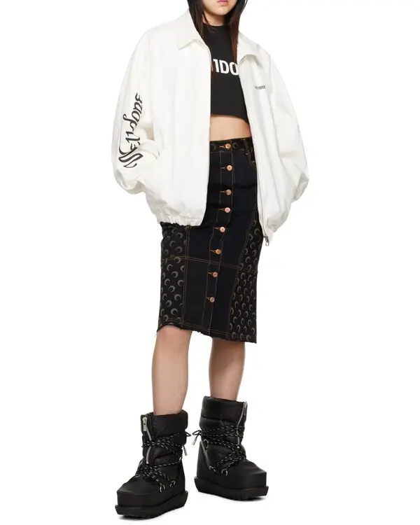 We11Done Logo Casual Jacket - White