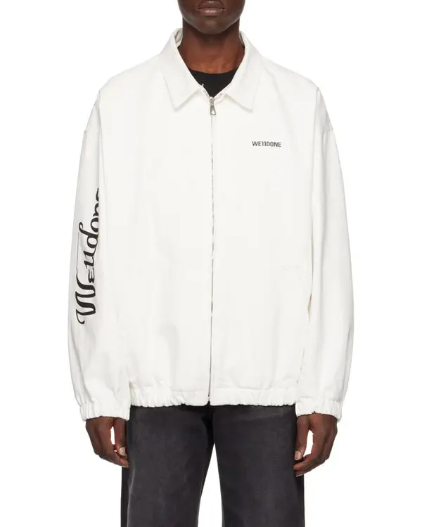 We11Done Logo Casual Jacket - White