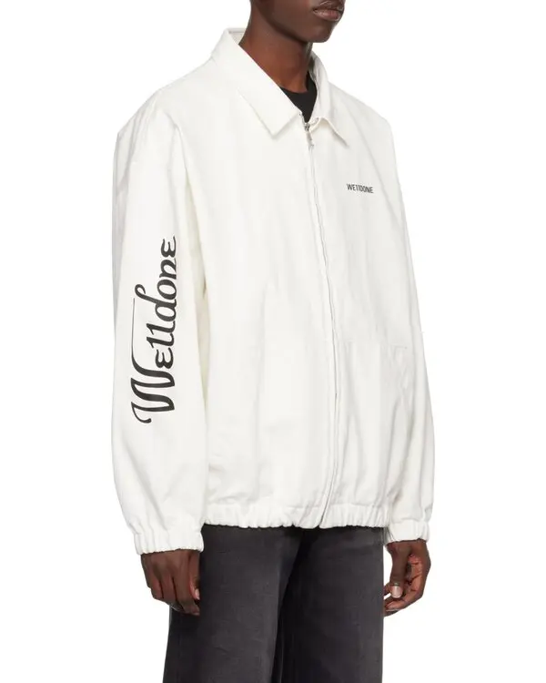 We11Done Logo Casual Jacket - White