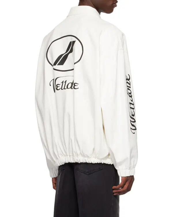 We11Done Logo Casual Jacket - White