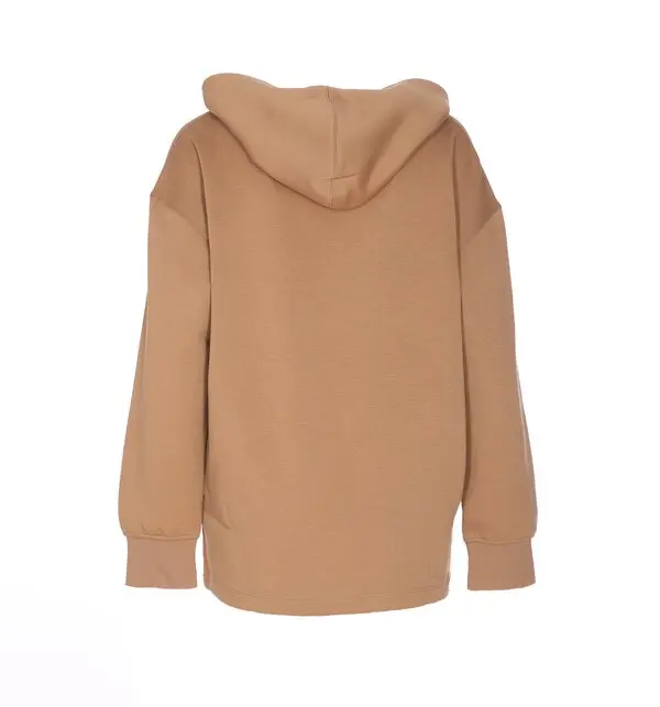 Max Mara Logo Embroidered Relaxed Hoodie