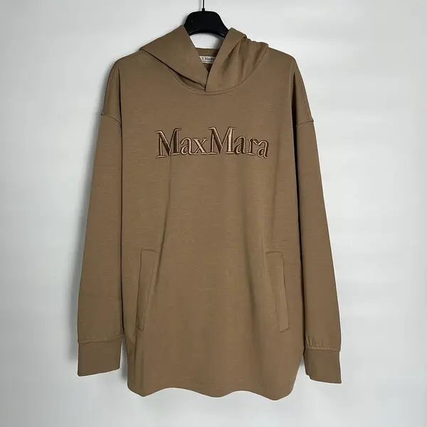 Max Mara Logo Embroidered Relaxed Hoodie