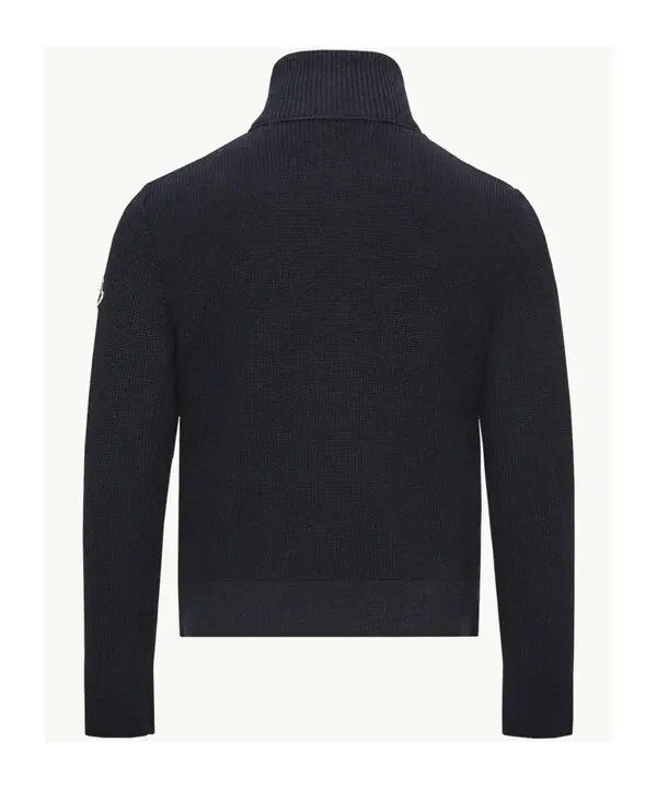 Moncler Logo Patch Padded Zip-up Cardigan