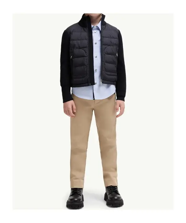 Moncler Logo Patch Padded Zip-up Cardigan