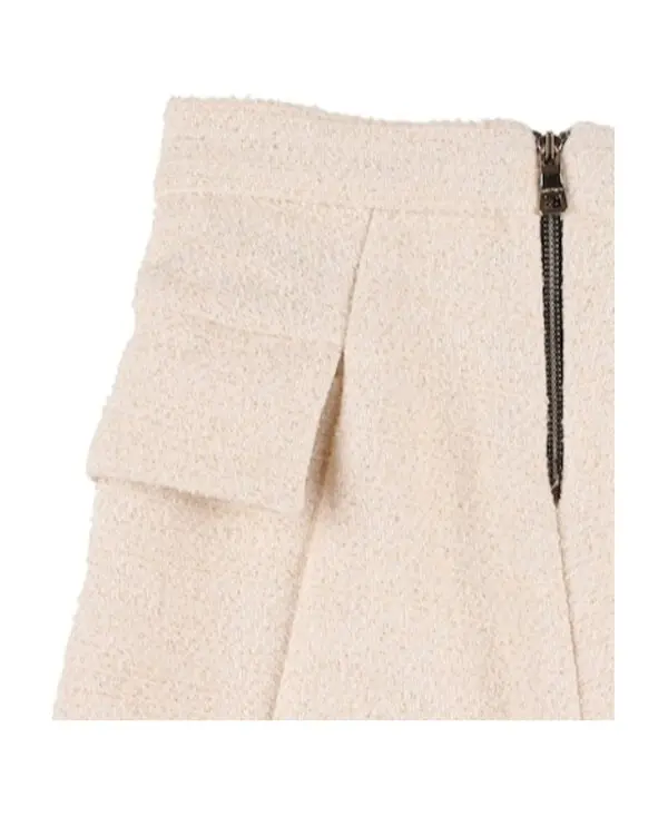 Balmain Logo Button Embellished Shorts