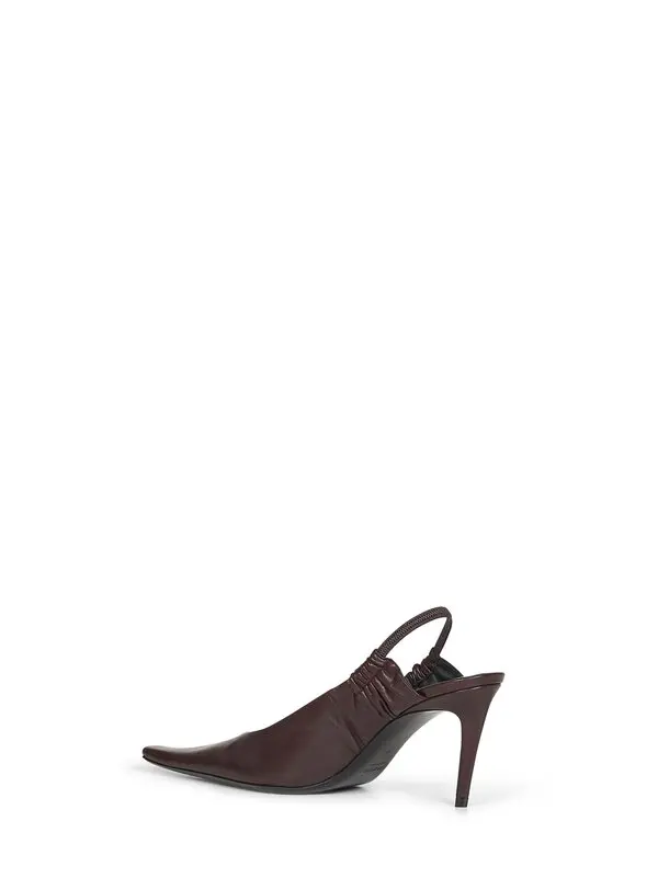 Saint Laurent Pointed-toe Stiletto Heeled Sandals
