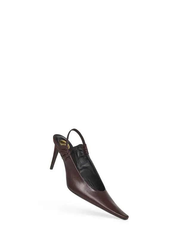 Saint Laurent Pointed-toe Stiletto Heeled Sandals