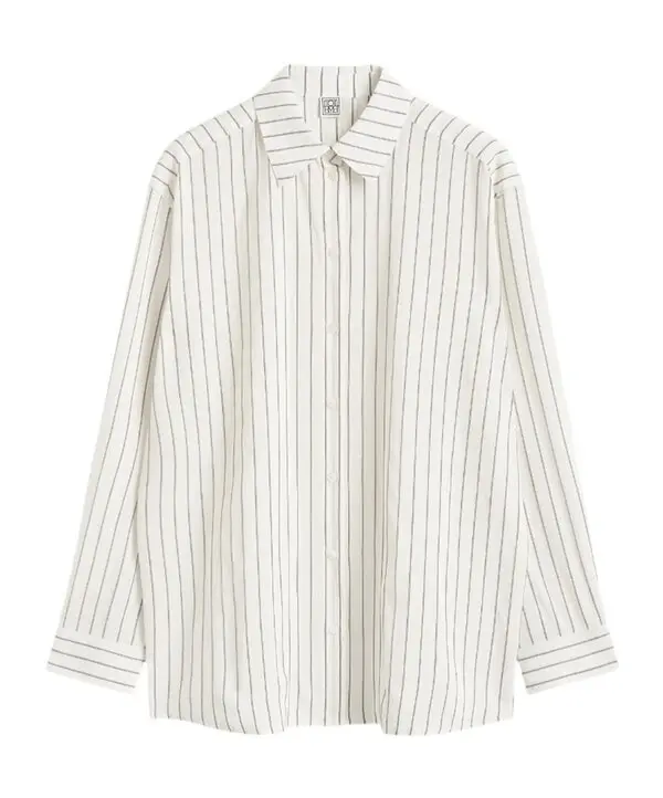 TOTEME Striped Shirt - White