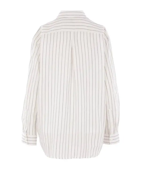 TOTEME Striped Shirt - White