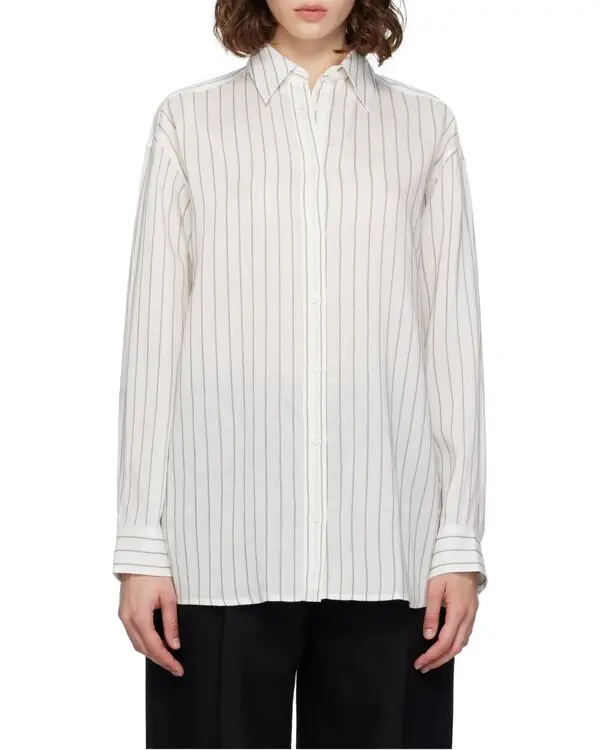 TOTEME Striped Shirt - White