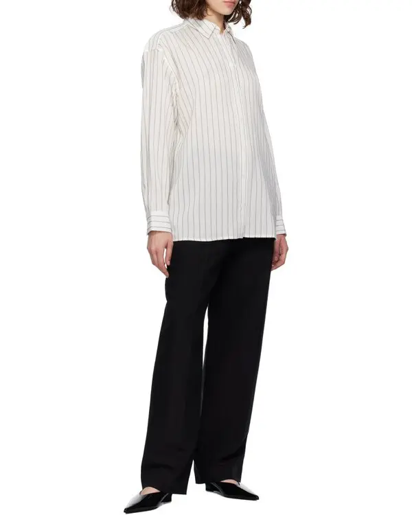 TOTEME Striped Shirt - White