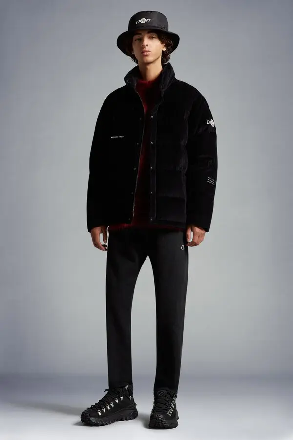 Moncler X Fragment Hiroshi Fujiwara Logo Embroidered Denim Pants