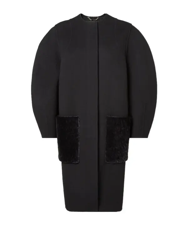Fendi Single Breasted Midi Coat