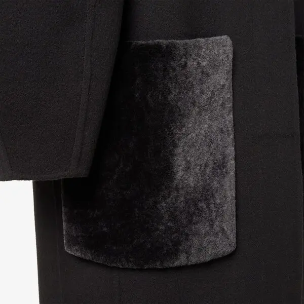 Fendi Single Breasted Midi Coat