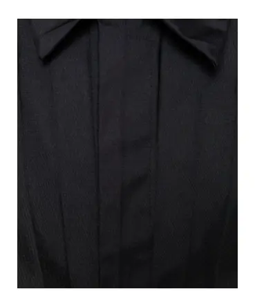 Valentino Garavani Textured Pleated Long-sleeved Shirt