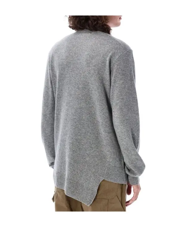 Comme Des Garçons Long Sleeve Sweater - Gray