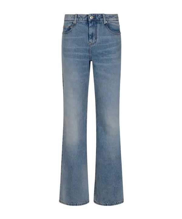 AMI Paris Logo Patch Jeans - Blue