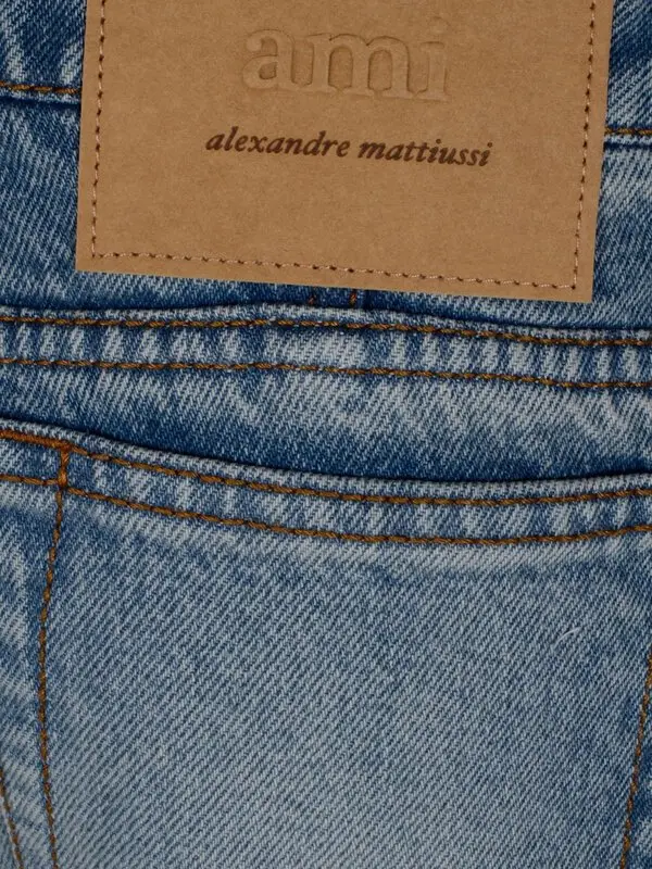 AMI Paris Logo Patch Jeans