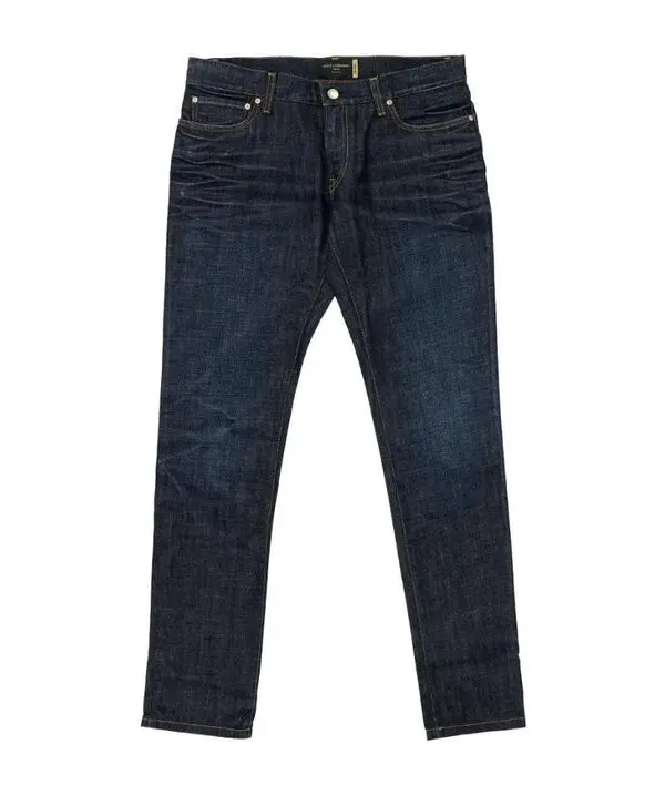 Dolce & Gabbana Dark Wash Logo Detail Jeans - Black