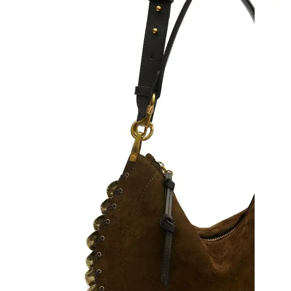 Isabel Marant Étoile Oskan Soft Studded Shoulder Bag