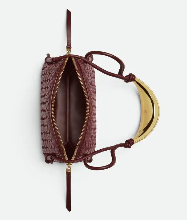 Bottega Veneta Concert Pouch Handle Bag - Barolo