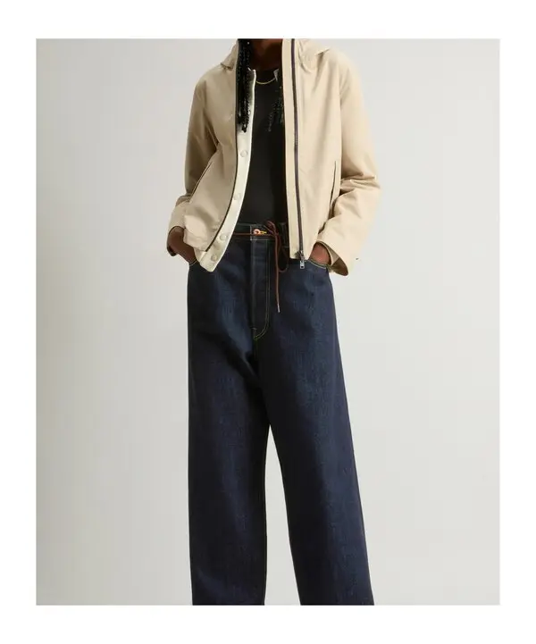 Woolrich Hooded Zip-up Jacket - White Pepper