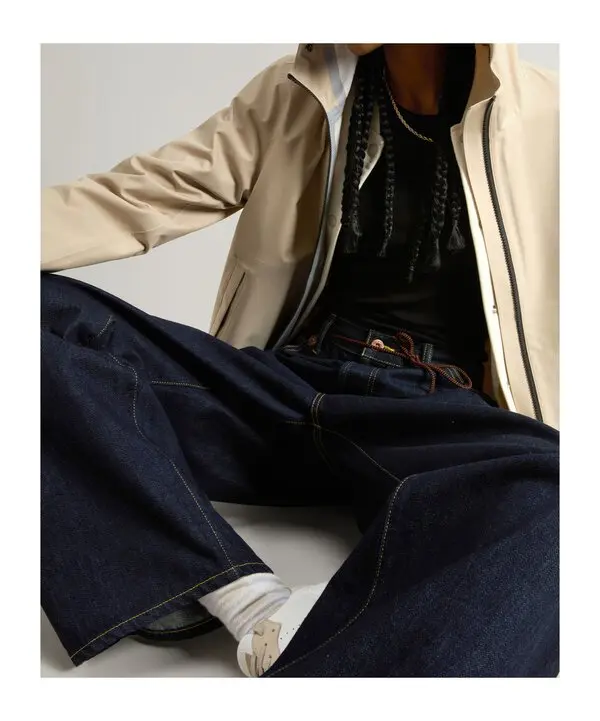 Woolrich Hooded Zip-up Jacket - White Pepper